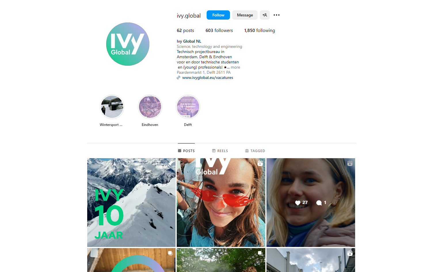 Wat doet team Communicatie bij Ivy Global?